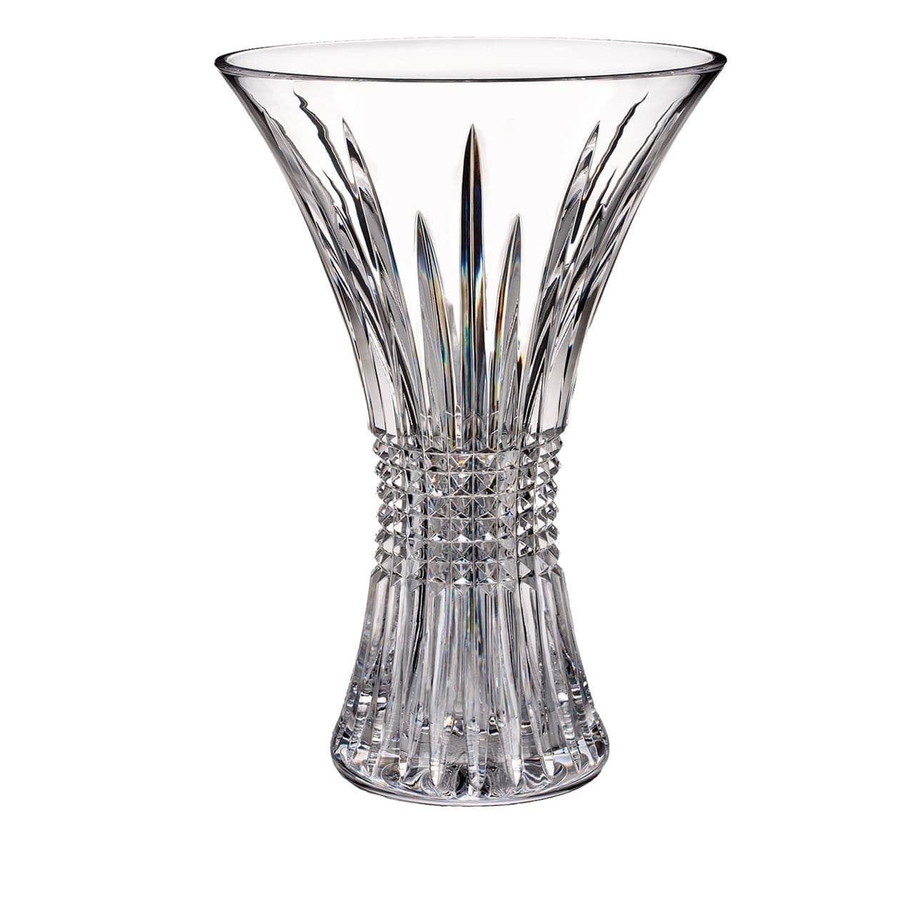 Waterford Crystal 14 Inch Lismore Diamond Vase - Charterwells